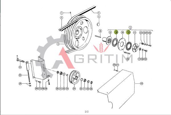Disc ferodou 02-0038 140x81x3mm – Agritim